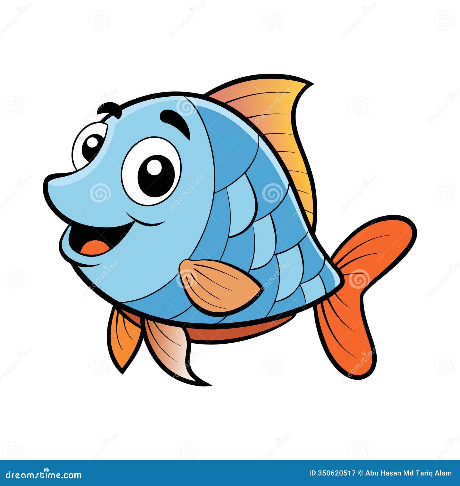 Cheerful Blue Background With Smiling Cup And Organized White Papers ...