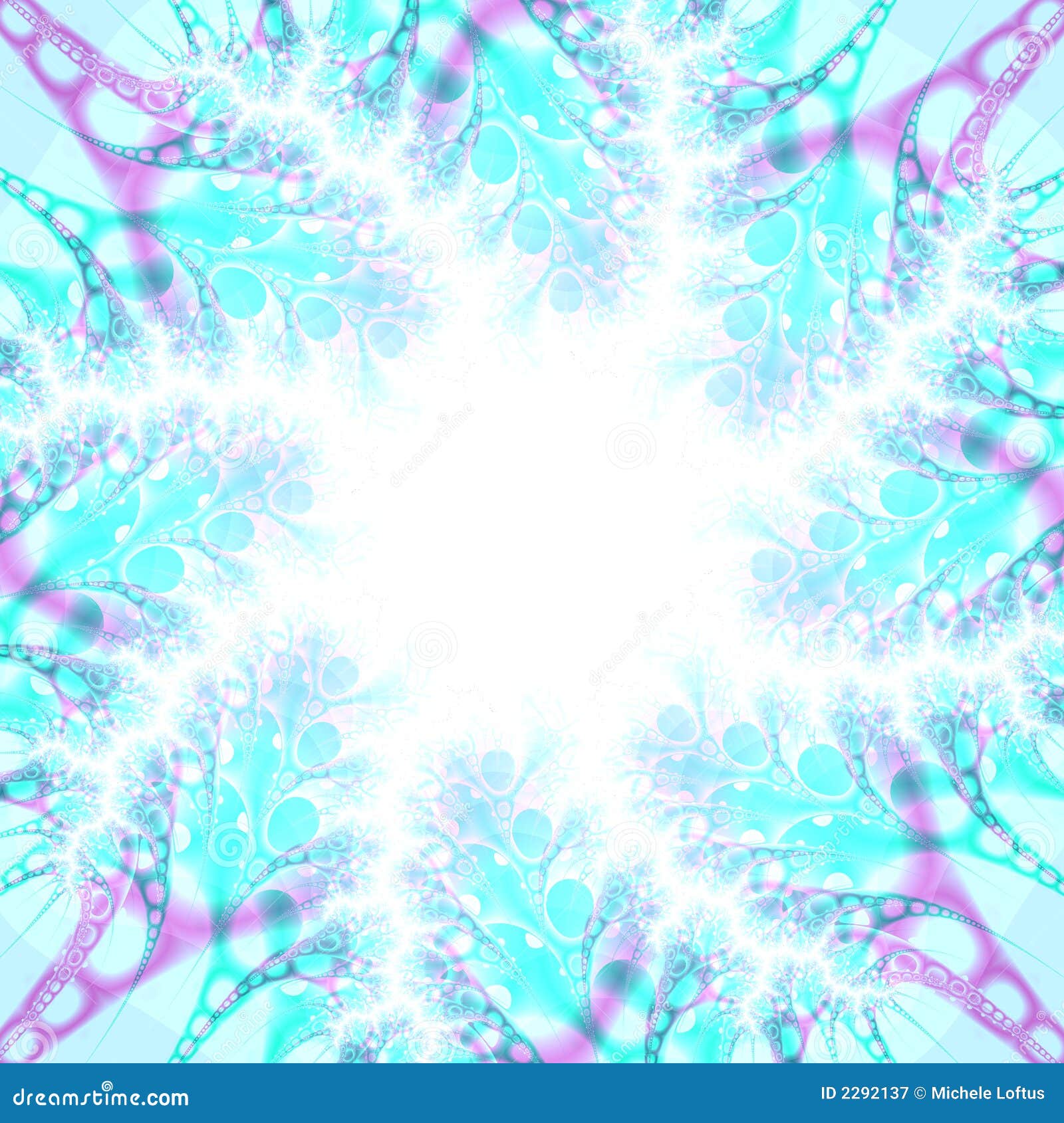 Cheerful Blue Frame Backdrop Stock Illustration - Illustration of ...