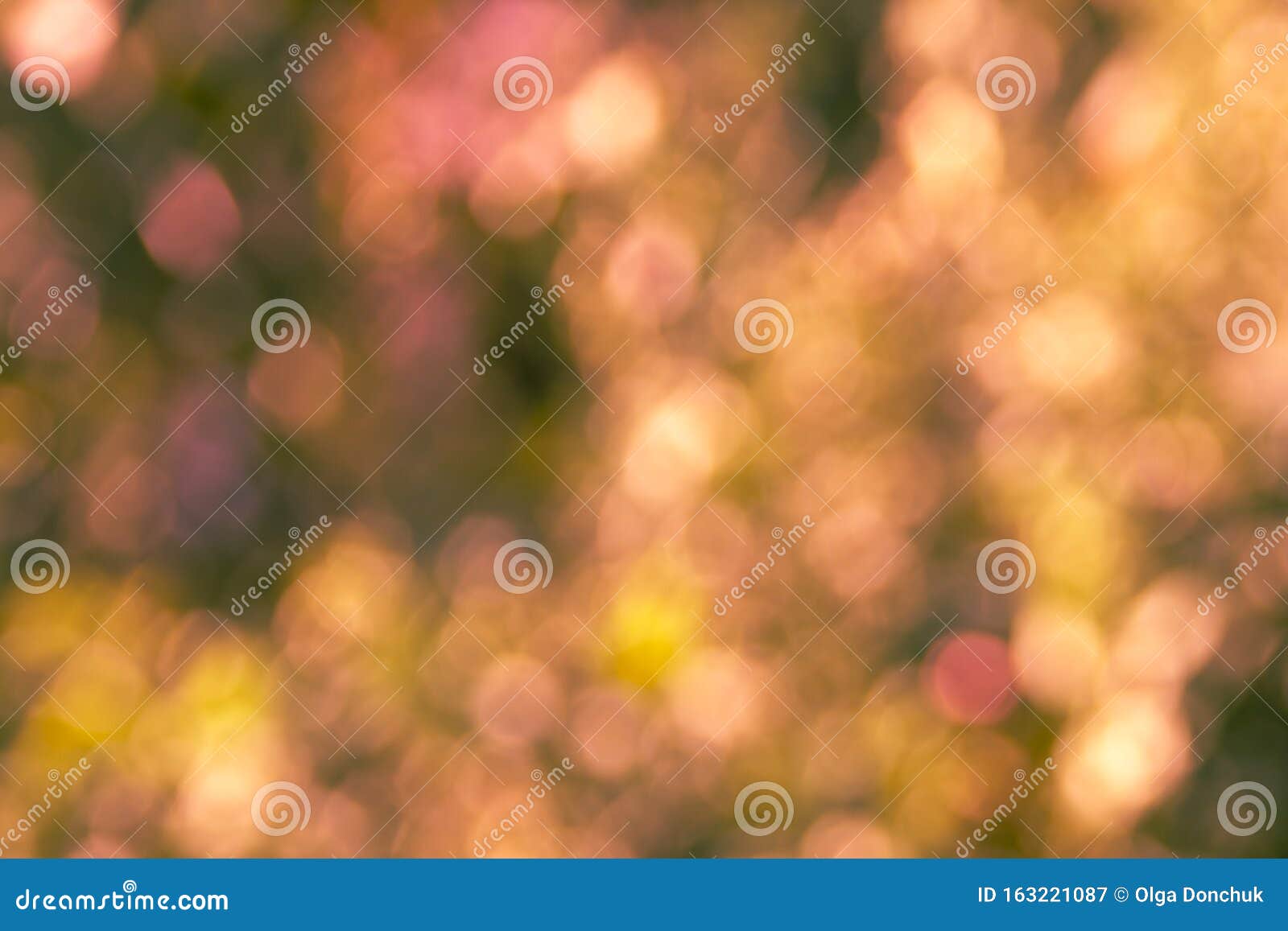 Abstract Blurred Multi Colored Lights and Bokeh Background Stock Image ...