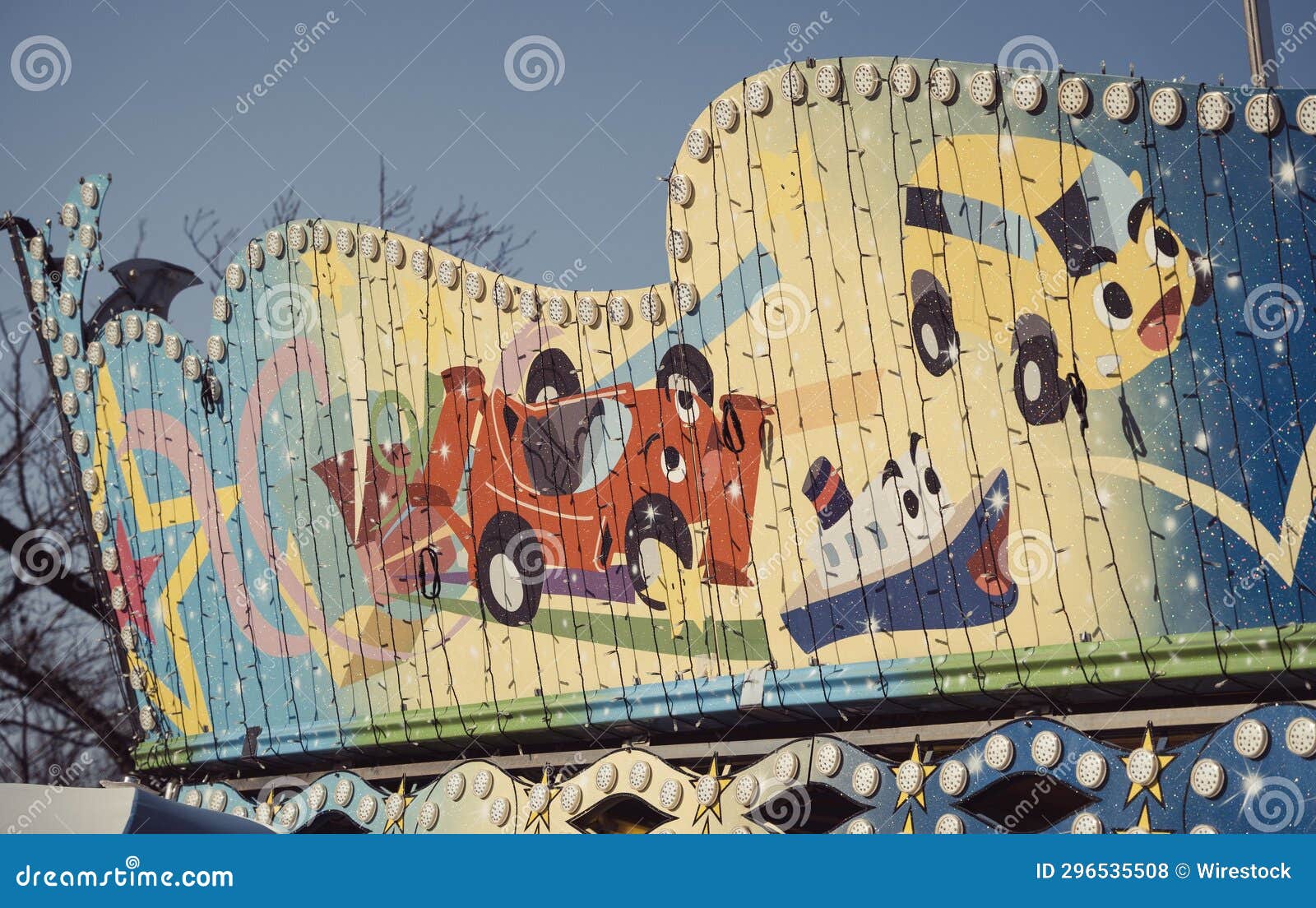 Cheerful Carnival Ride in Operation in Japan, Tokyo Editorial Stock ...