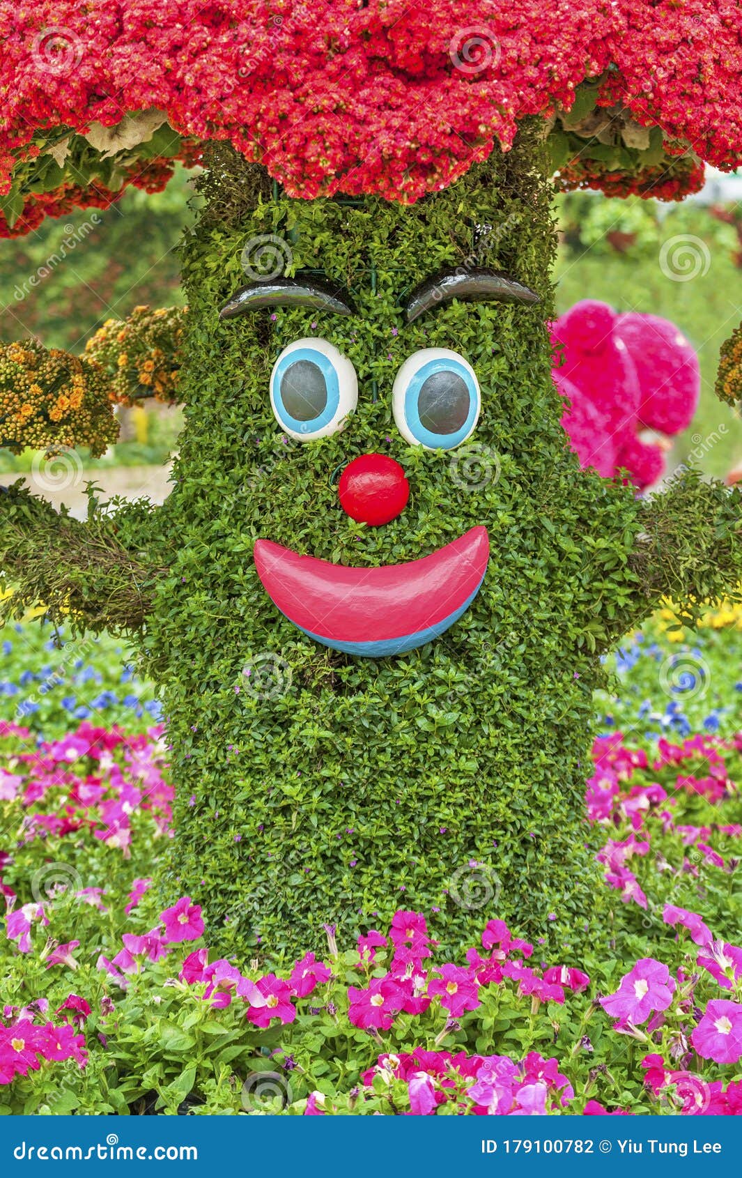 Funny cartoon tree stock photo. Image of funny, outdoor - 179100782