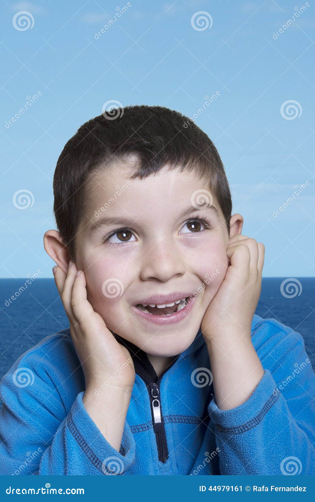 Cheerful child stock image. Image of outdoors, lifestyle - 44979161