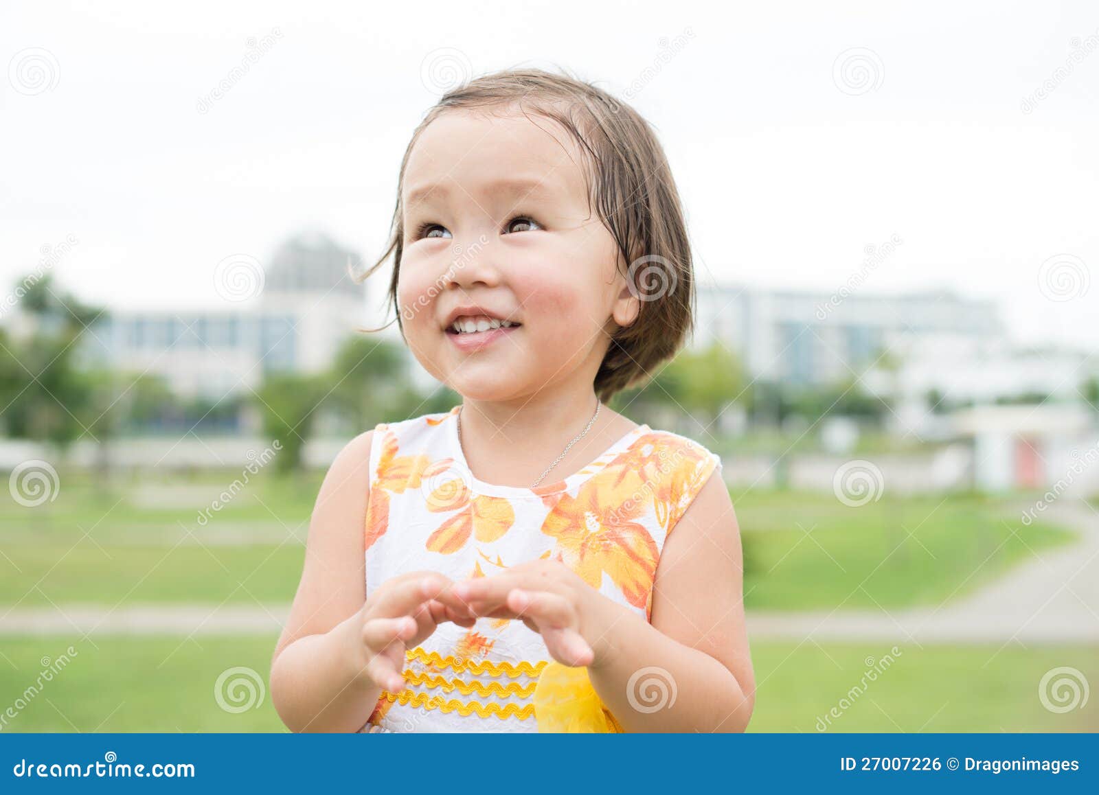 Cheerful childhood stock photo. Image of adorable, cute - 27007226