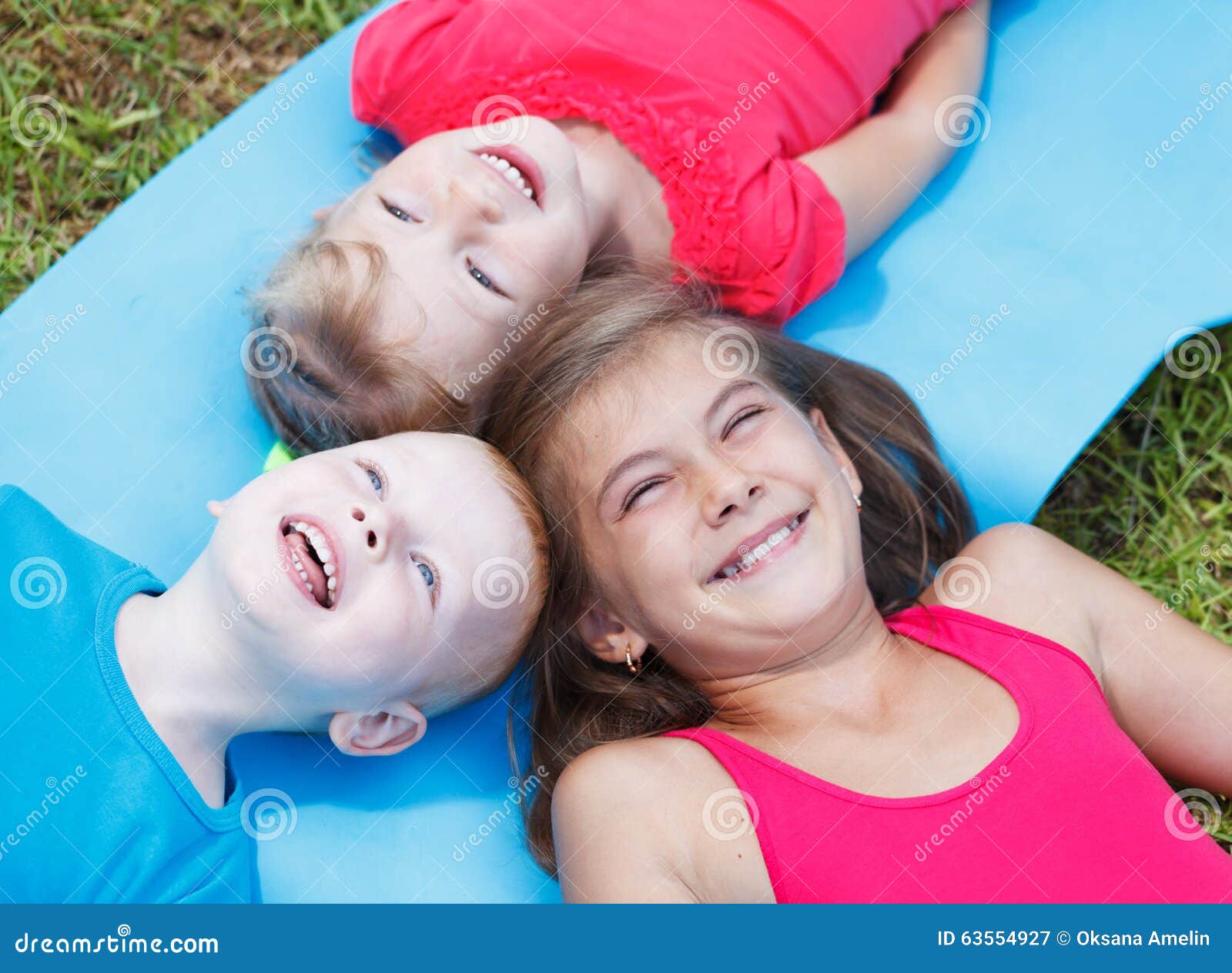 Cheerful children stock image. Image of nature, lifestyle - 63554927