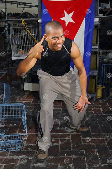 Cheerful cuban guy stock photo. Image of background, cute - 11771484