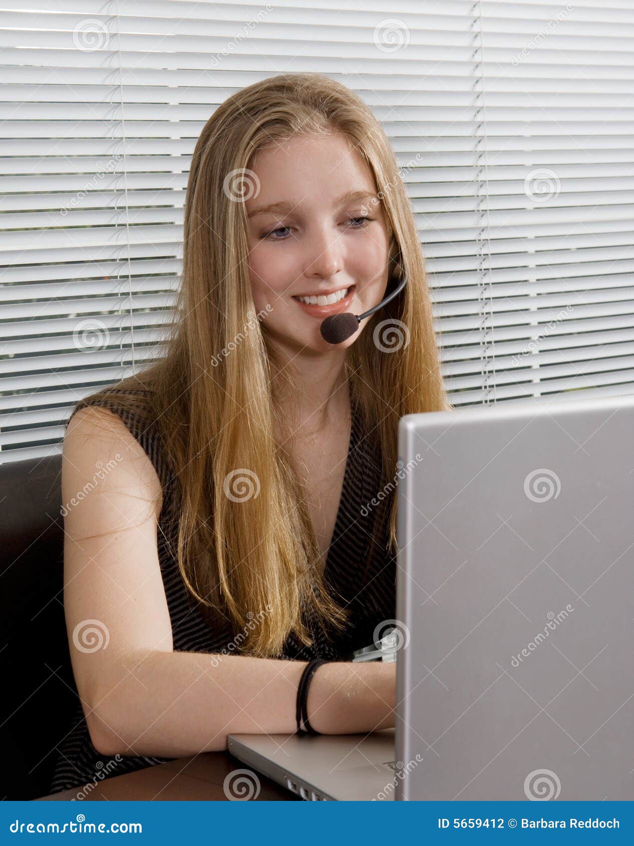 Cheerful Customer Service stock photo. Image of business - 5659412