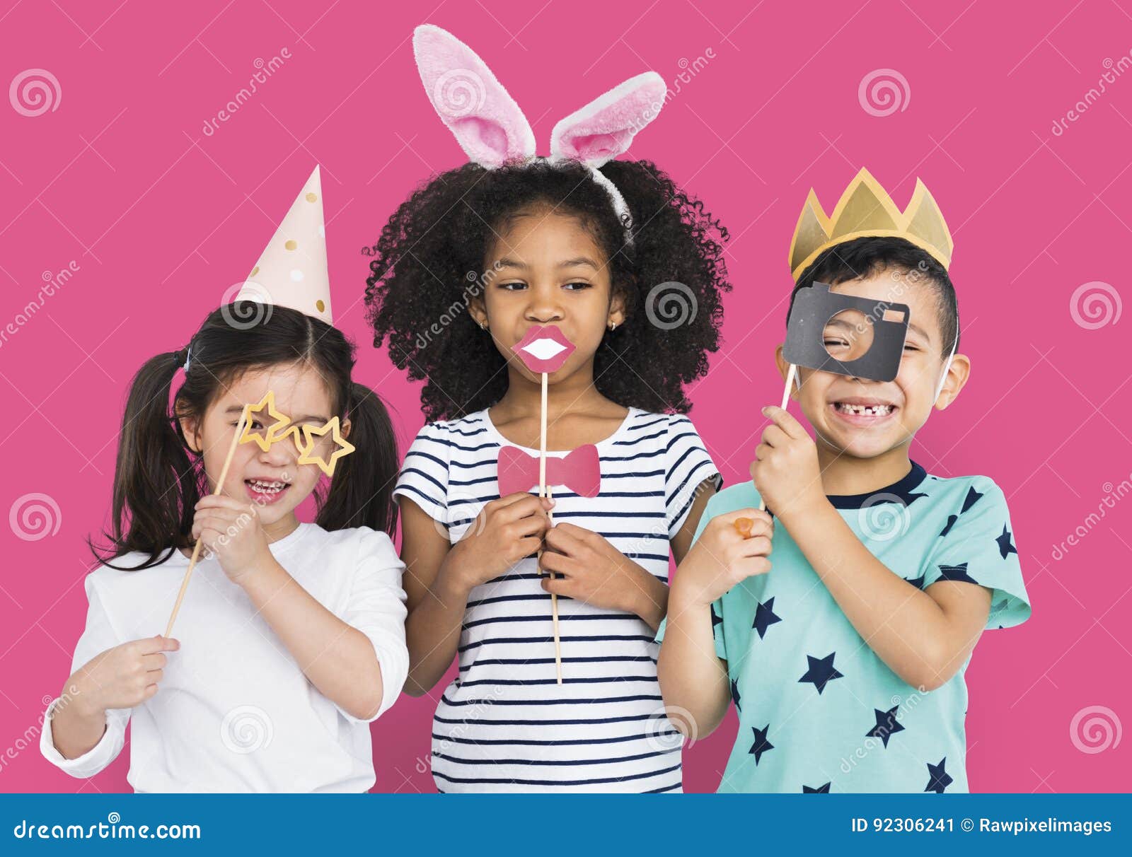 Cheerful Cute Kid Having Fun Concept Stock Image - Image of isolated ...