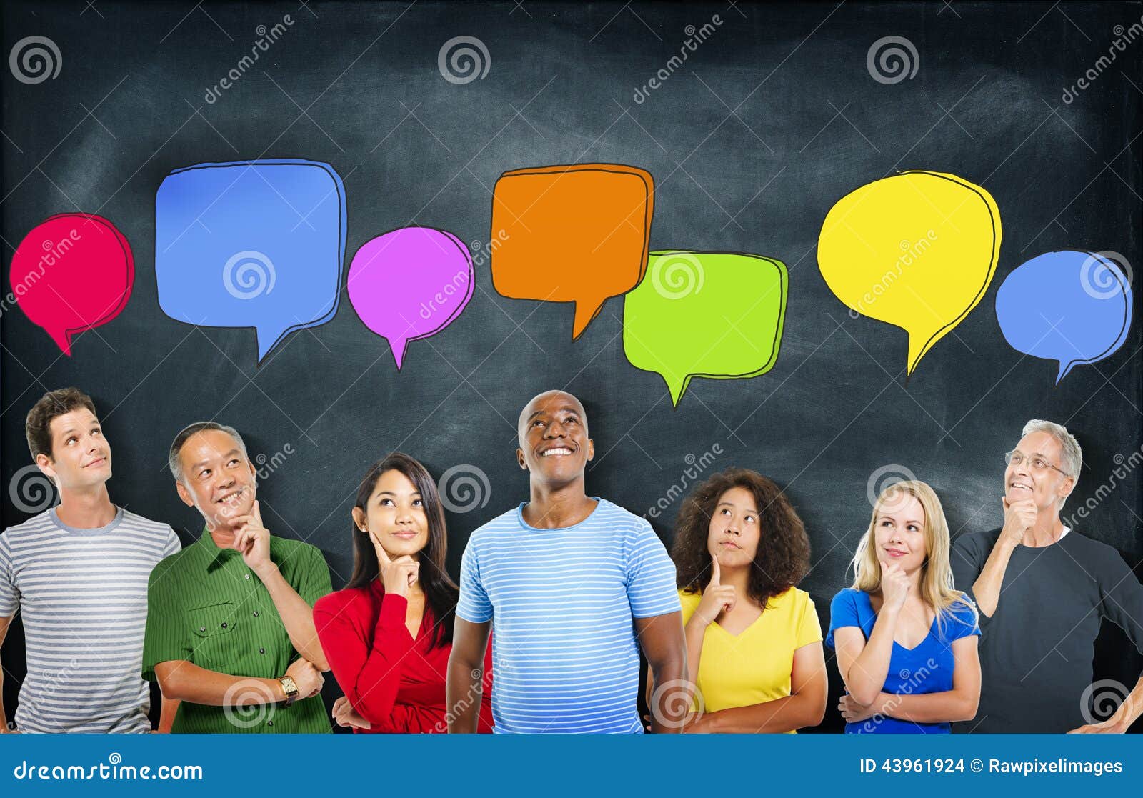 Group Of People Thinking Group Of People Thinking
