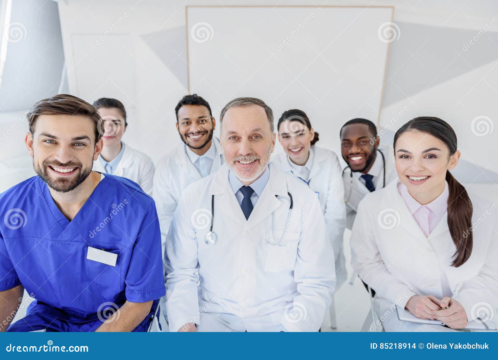 Cheerful Doctors Enjoying Their Work Stock Photo - Image of doctor ...