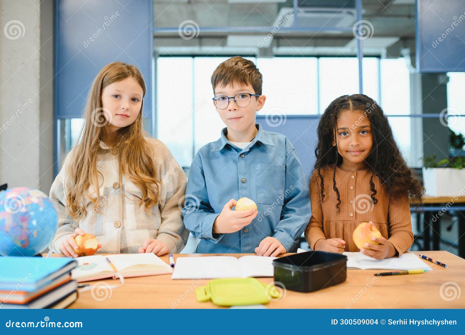 Cheerful Elementary School Students. Back To School Stock Photo - Image ...