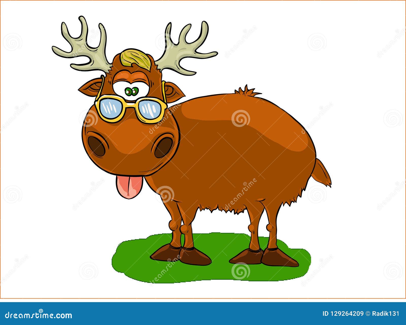 Funny Elk Pictures Cartoon