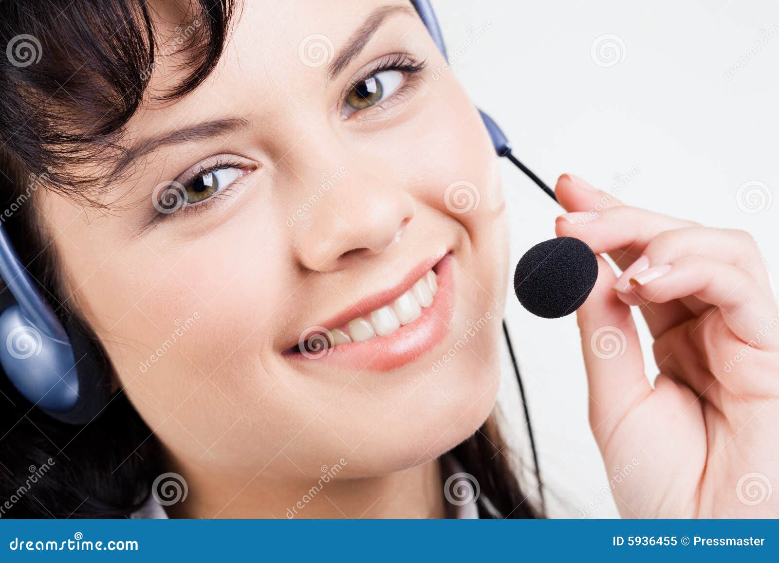 Cheerful employee stock image. Image of caucasian, brunette - 5936455