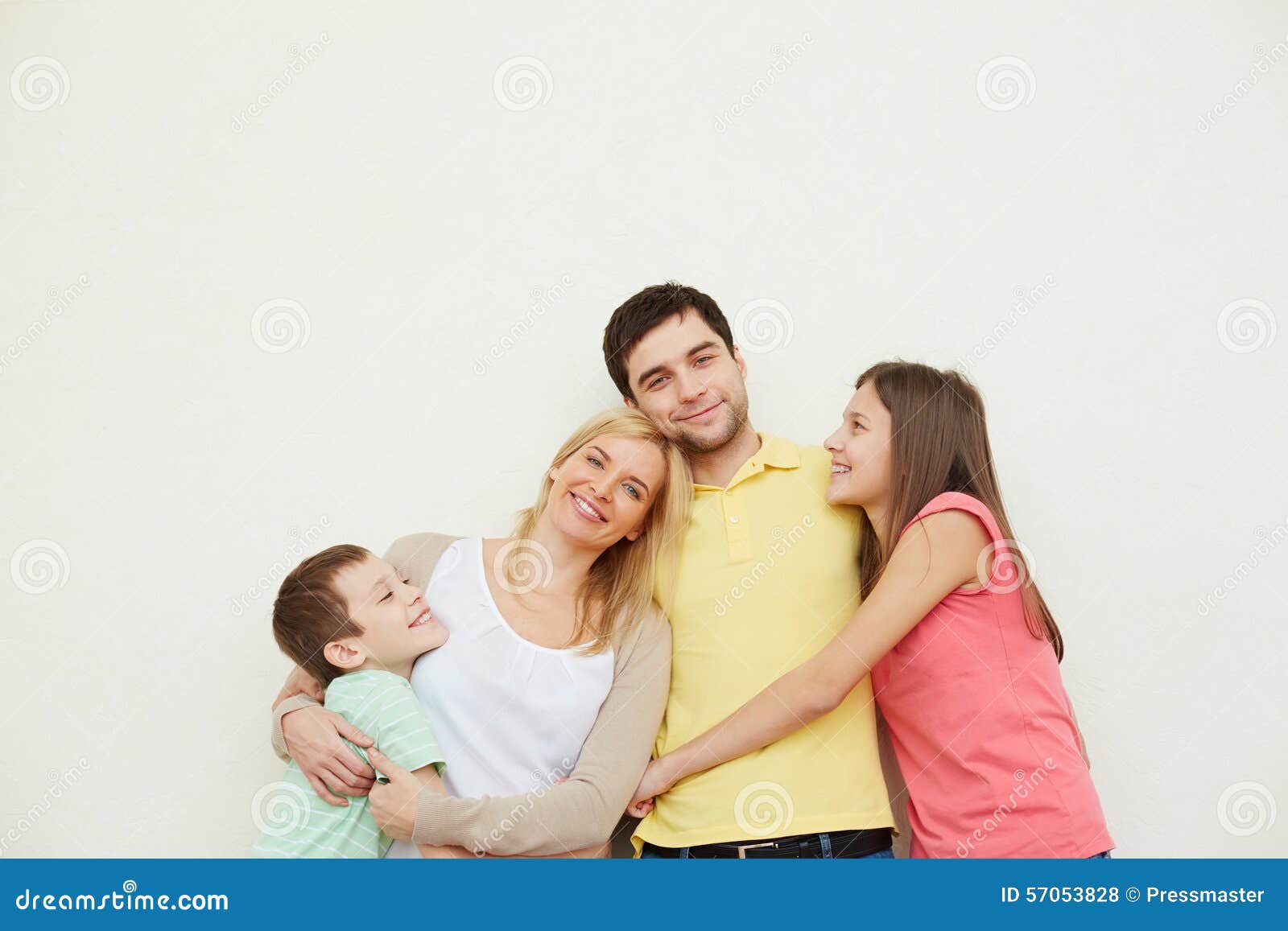 Cheerful family stock photo. Image of cheerful, husband - 57053828