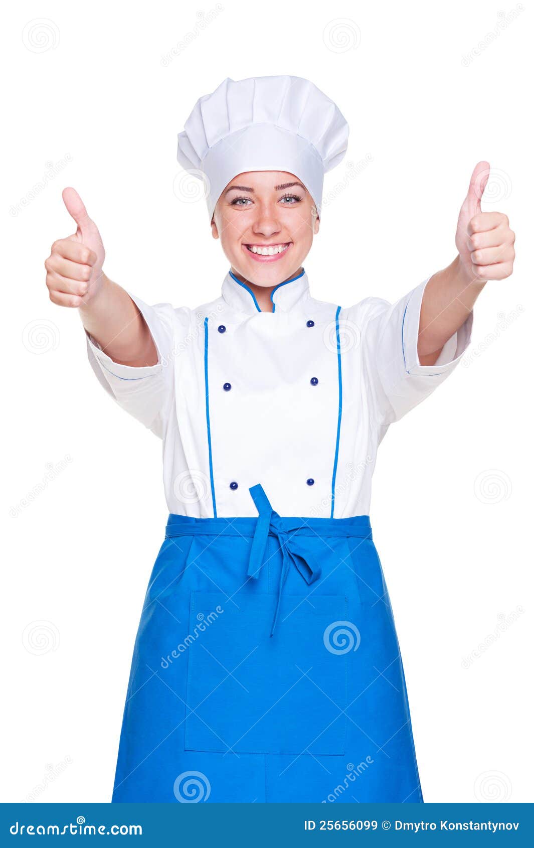 Cheerful female chef stock image. Image of culinary, female - 25656099