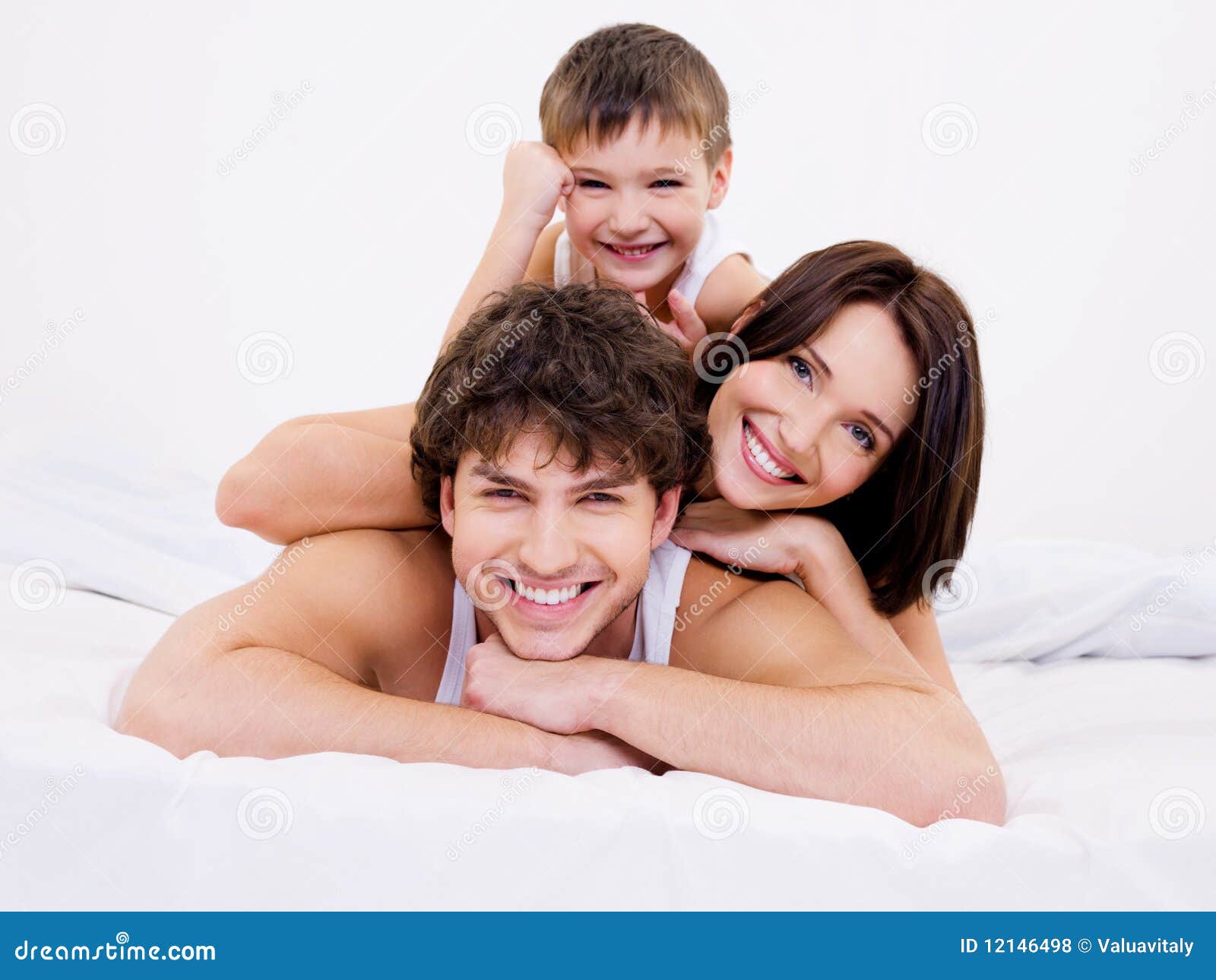 Cheerful and Fun Family Faces Stock Photo - Image of morning, lifestyle ...