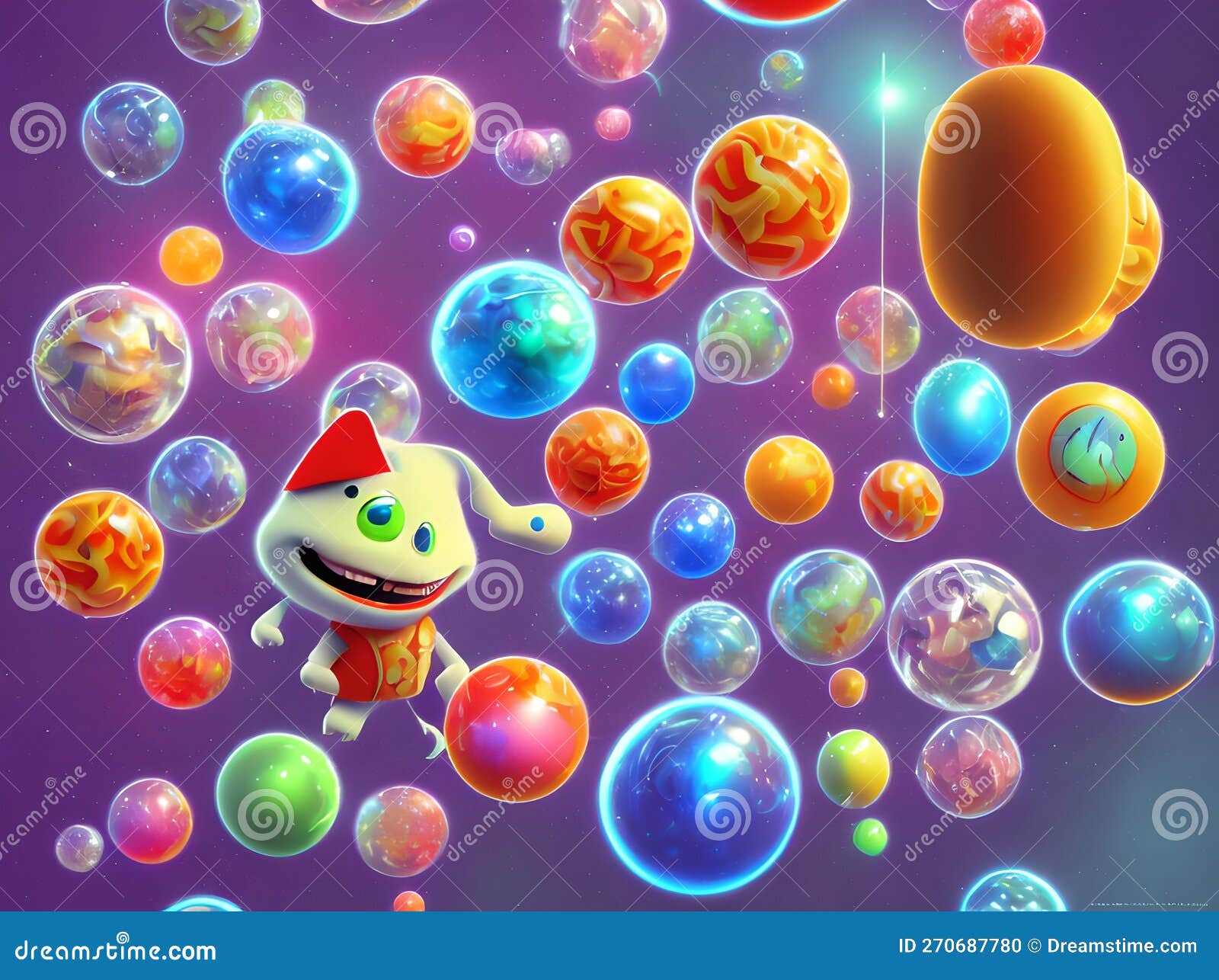 Funny Balls Frame Vector Illustration | CartoonDealer.com #27183784