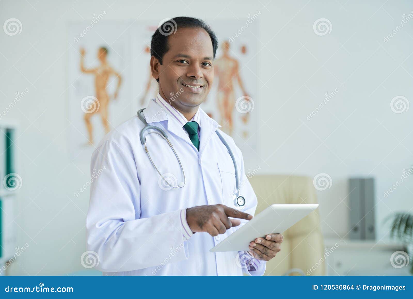 Cheerful General Practitioner Stock Photo - Image of stethoscope ...