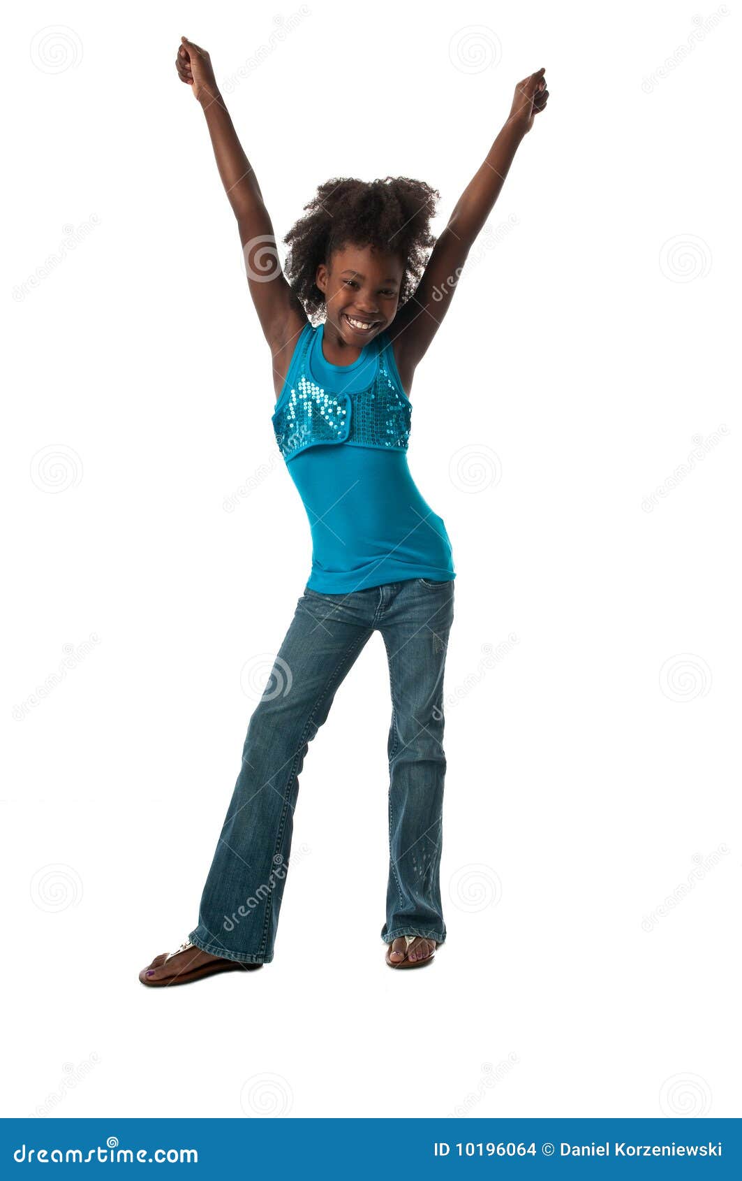 Cheerful girl stock photo. Image of ethnic, eyes, girls - 10196064