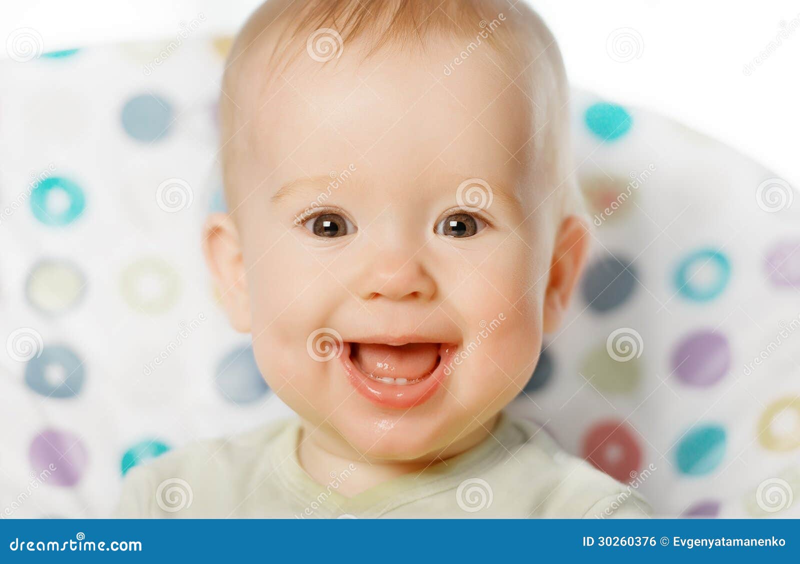 Cheerful Happy Baby Smiling Stock Photo - Image of girl, childhood ... Cheerful Happy Baby Smiling Stock Photo - Image of girl, childhood ...