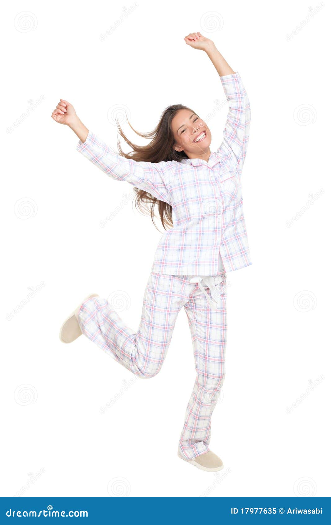Cheerful Happy Dancing Pajamas Woman Stock Image - Image of happy ... Cheerful Happy Dancing Pajamas Woman Stock Image - Image of happy ...