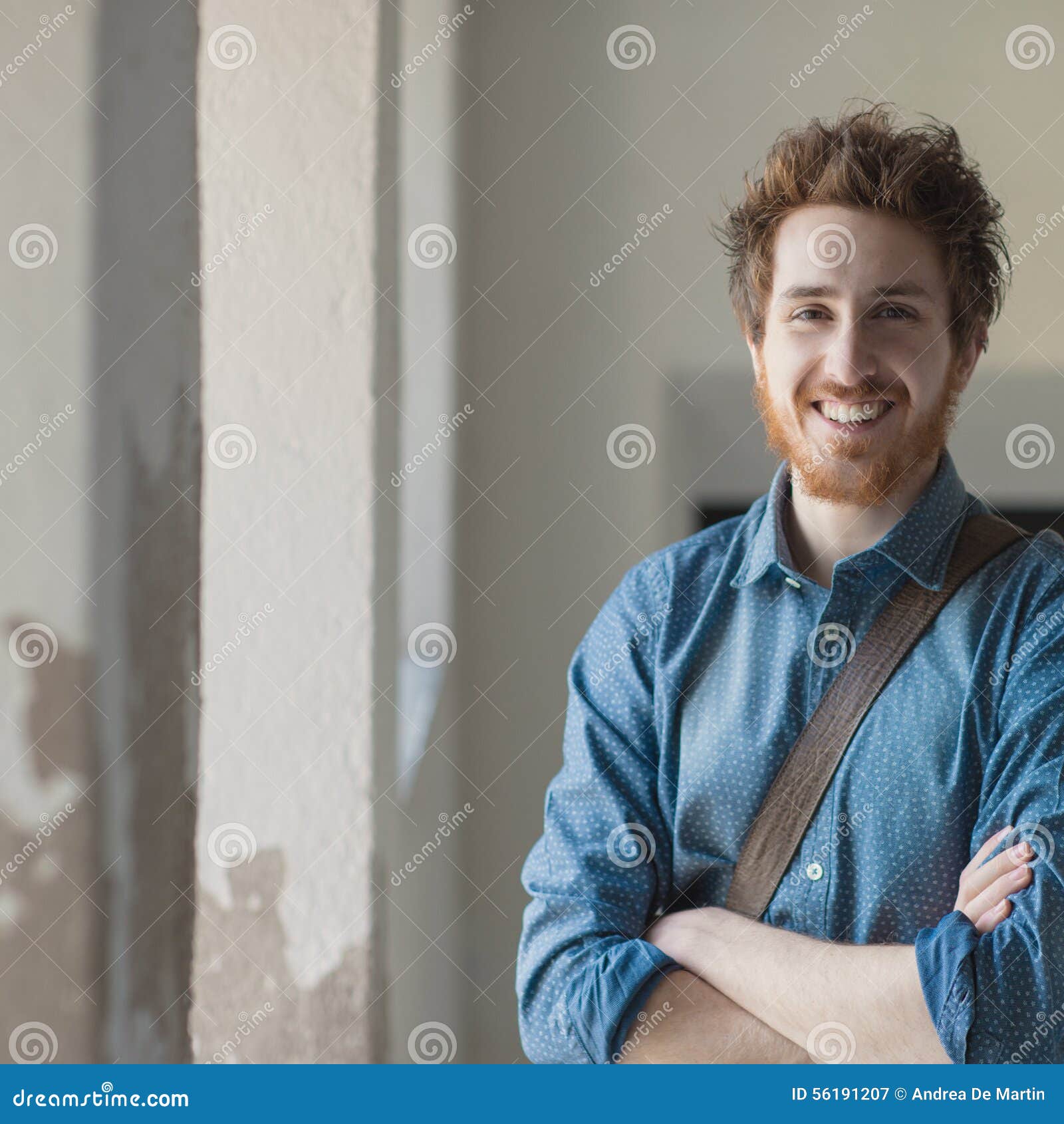 Cheerful hipster posing stock image. Image of friendly - 56191207
