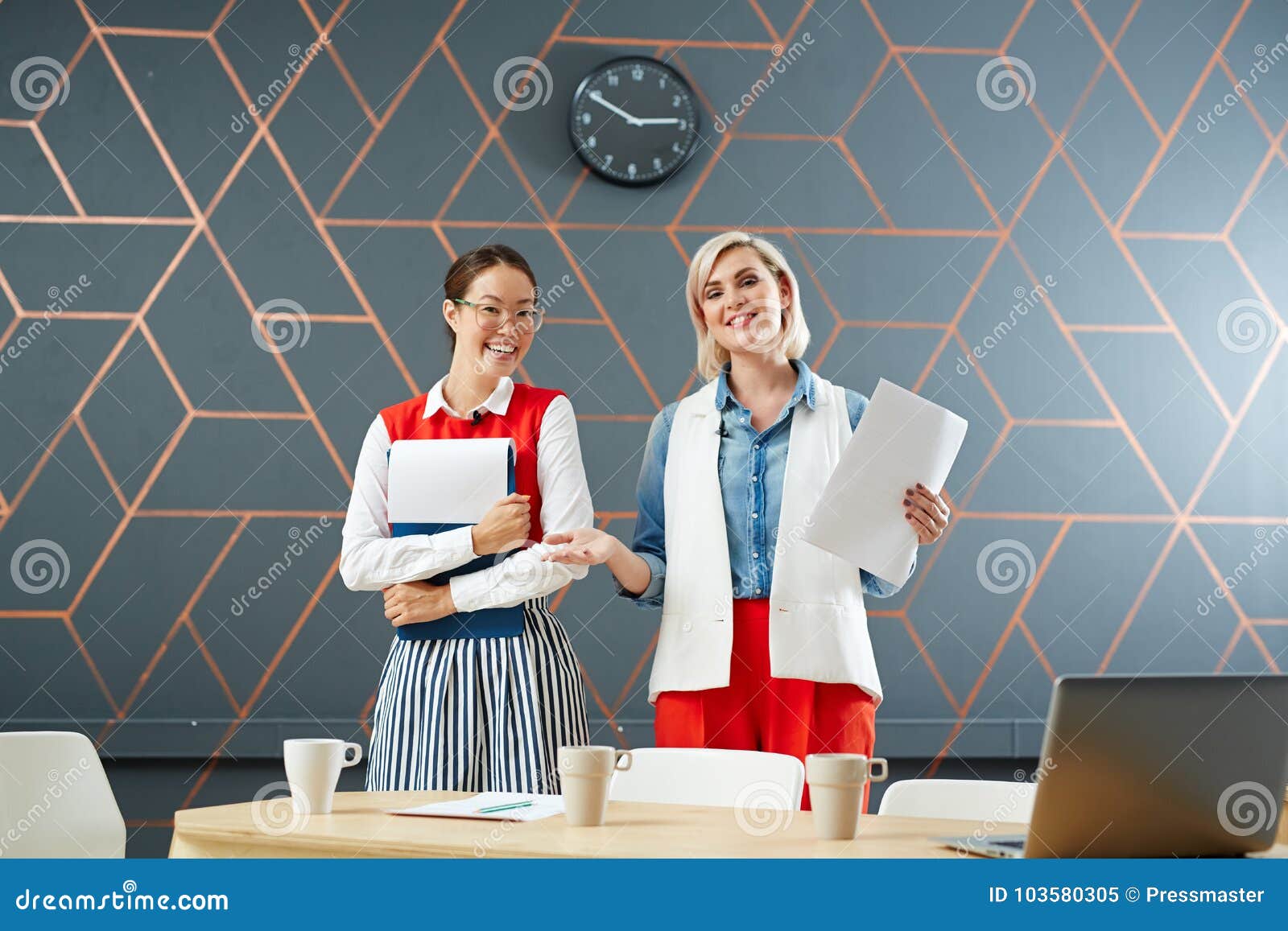 Professional journalists stock image. Image of corporate - 103580305