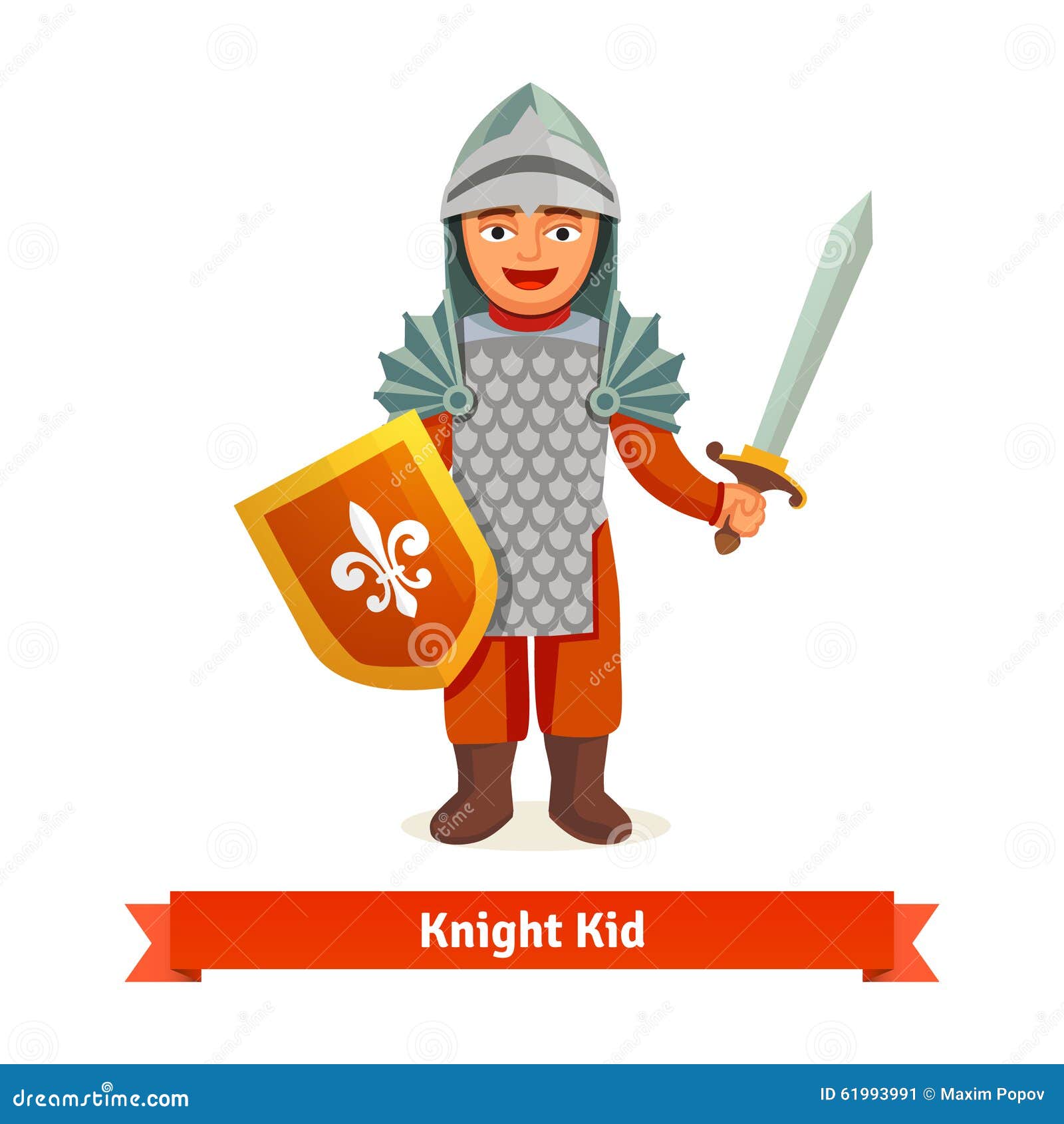 Brave Armour Clad Medieval Knight Holding Blank Banner Placard, 3d ... Brave Armour Clad Medieval Knight Holding Blank Banner Placard, 3d ...