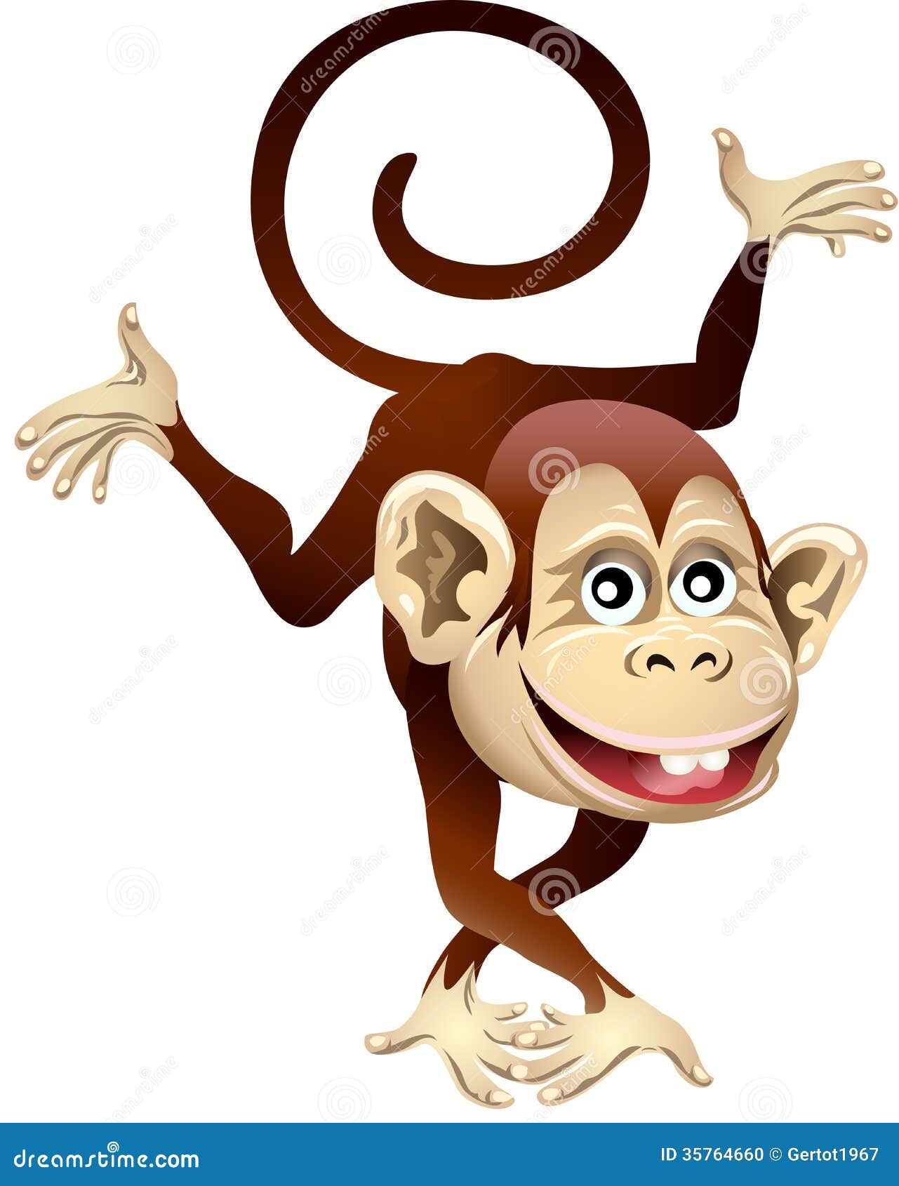 Dancing Cartoon Monkeys