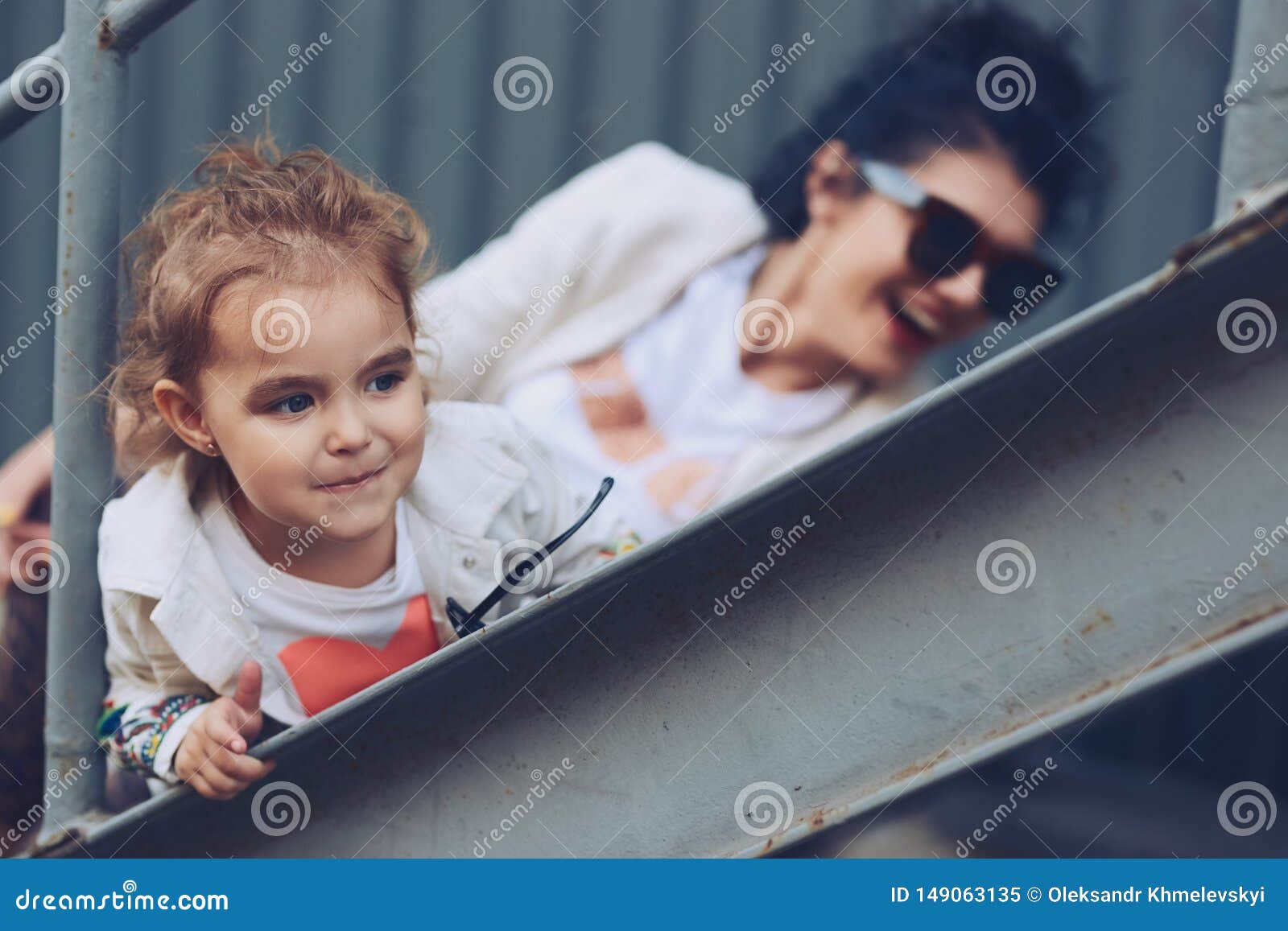 Cheerful Mother and Daughter Having Fun in City Stock Image - Image of ... Cheerful Mother and Daughter Having Fun in City Stock Image - Image of ...