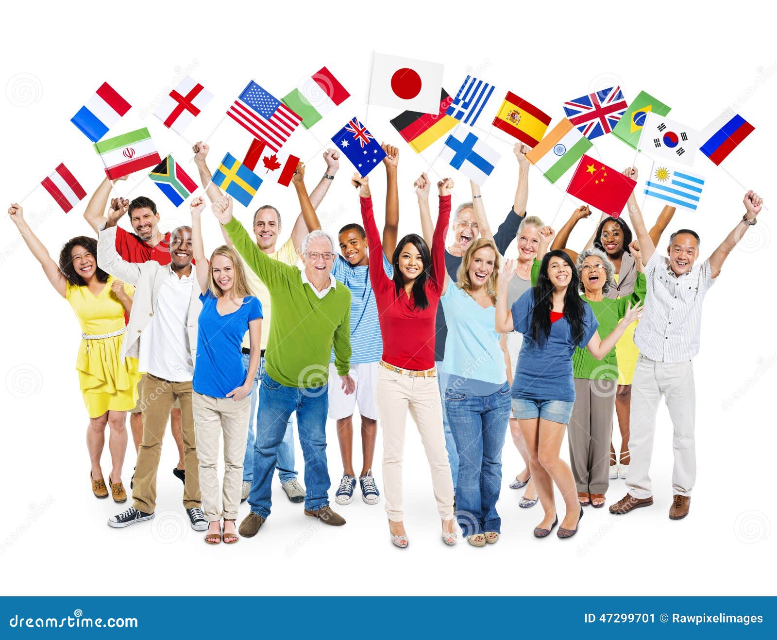 Cheerful Multi-Ethnic Cultural People Happiness Concept Stock Image ...