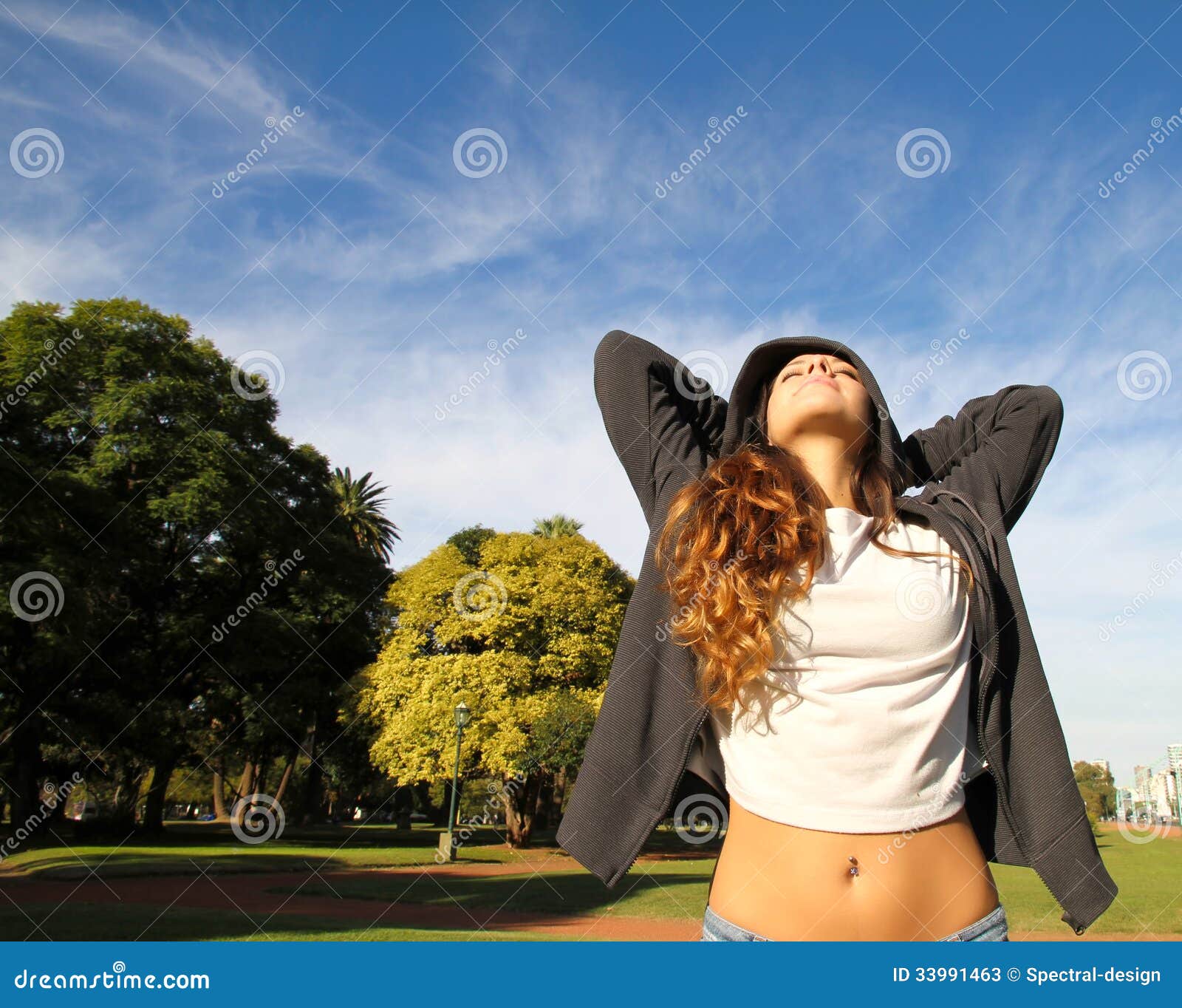 Cheerful in the Park stock image. Image of city, downtown - 33991463