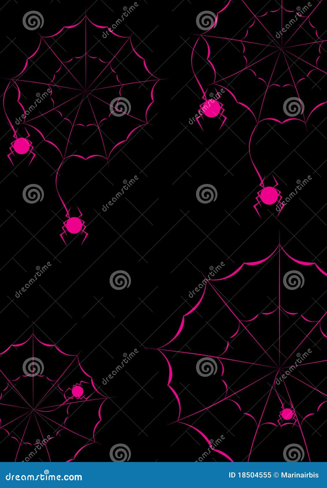 Pink Spiders Cartoon Vector | CartoonDealer.com #15841713