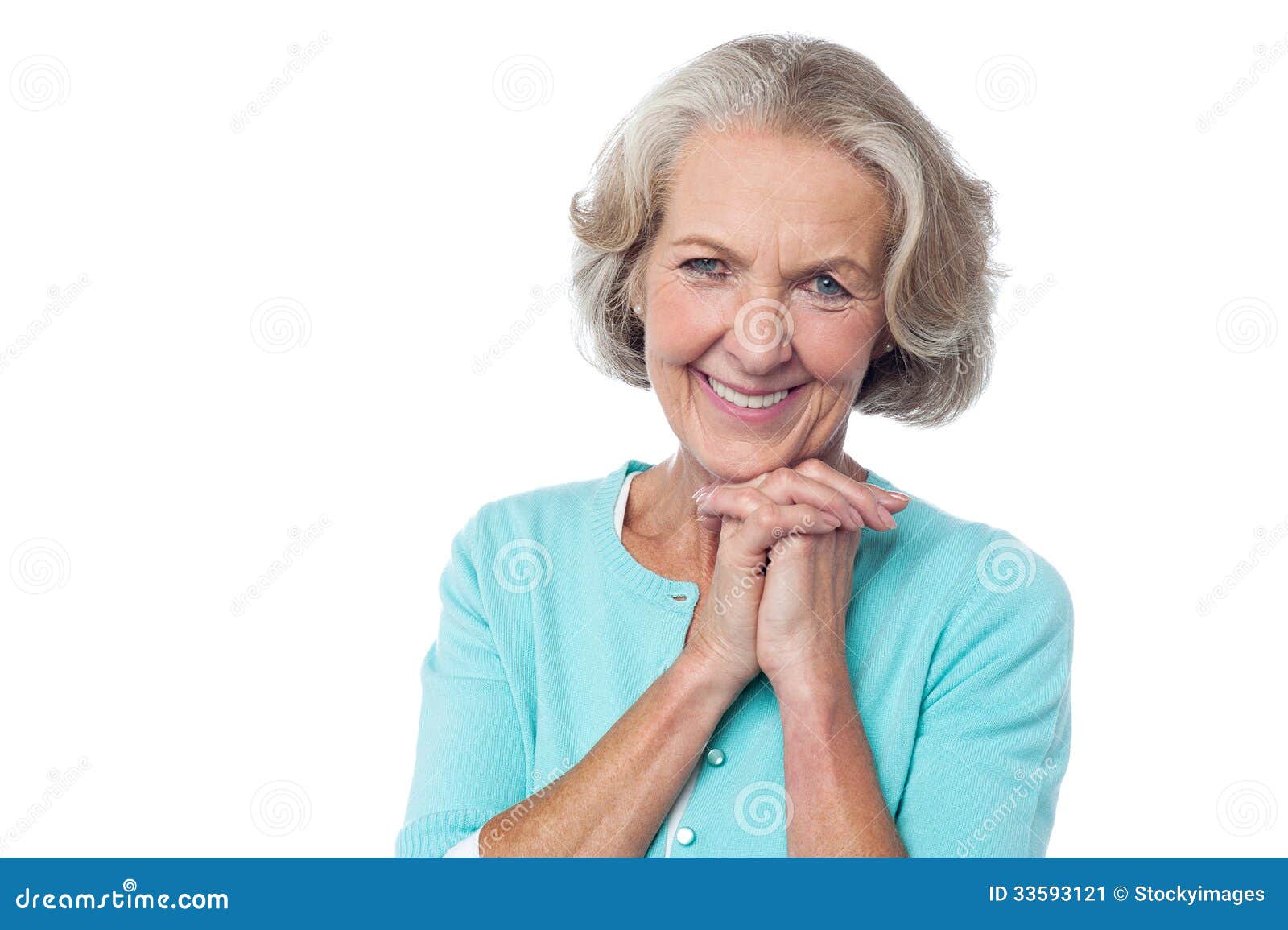 Cheerful Portrait Of Smiling Senior Woman Stock Image Image Of Beauty