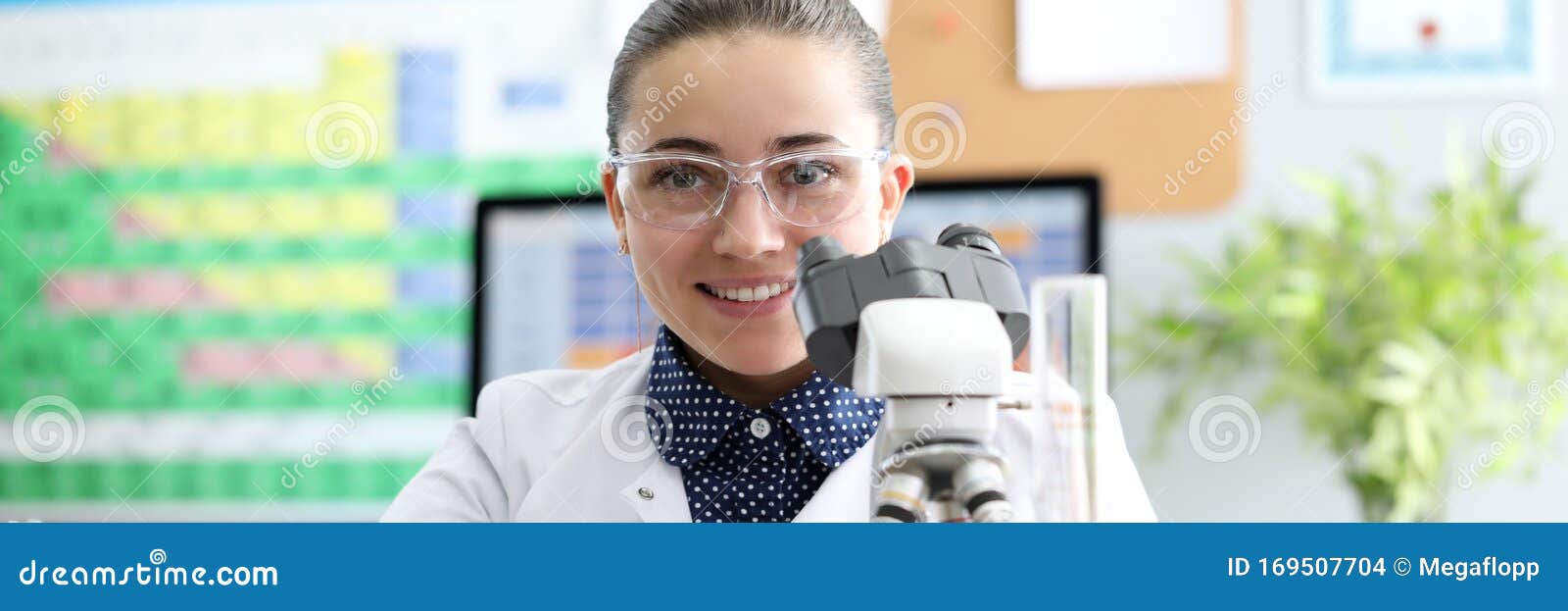 Cheerful Researcher in Protective Uniform Stock Photo - Image of ...