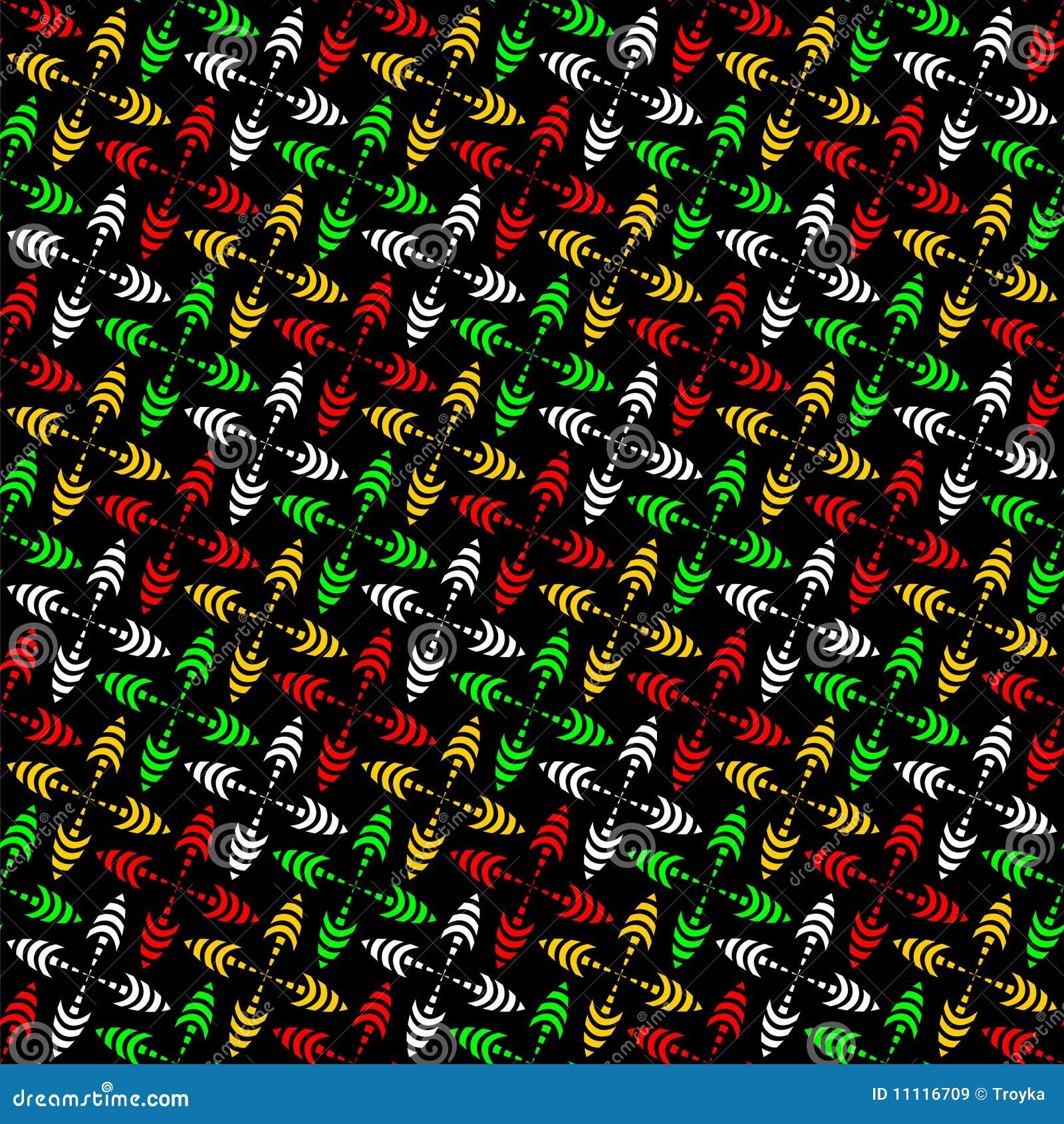 Cheerful seamless pattern. stock vector. Illustration of shape - 11116709