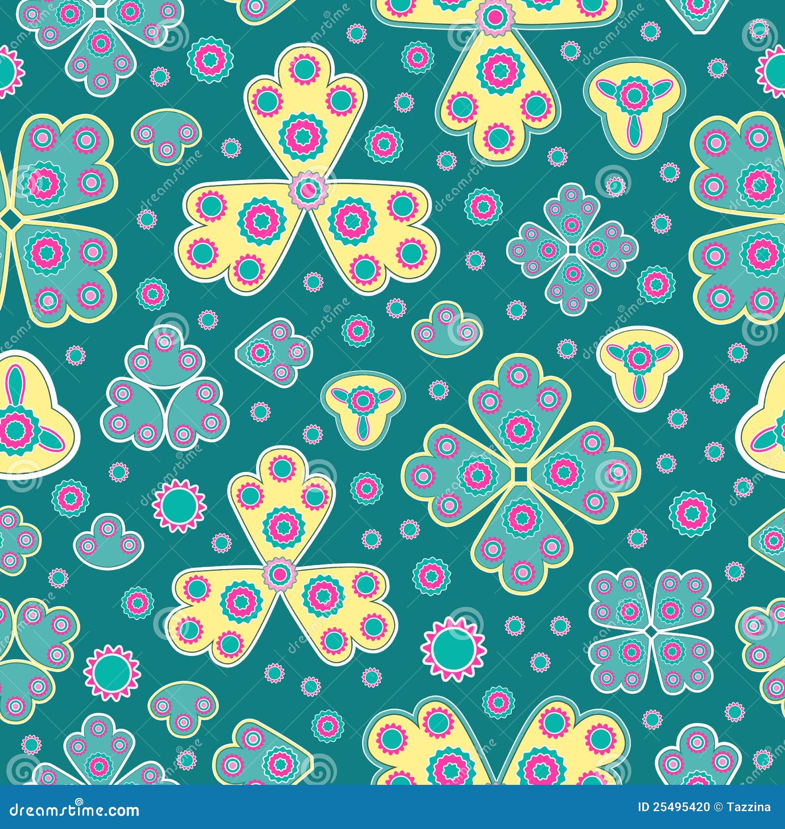 Cheerful seamless pattern stock vector. Illustration of clipart - 25495420