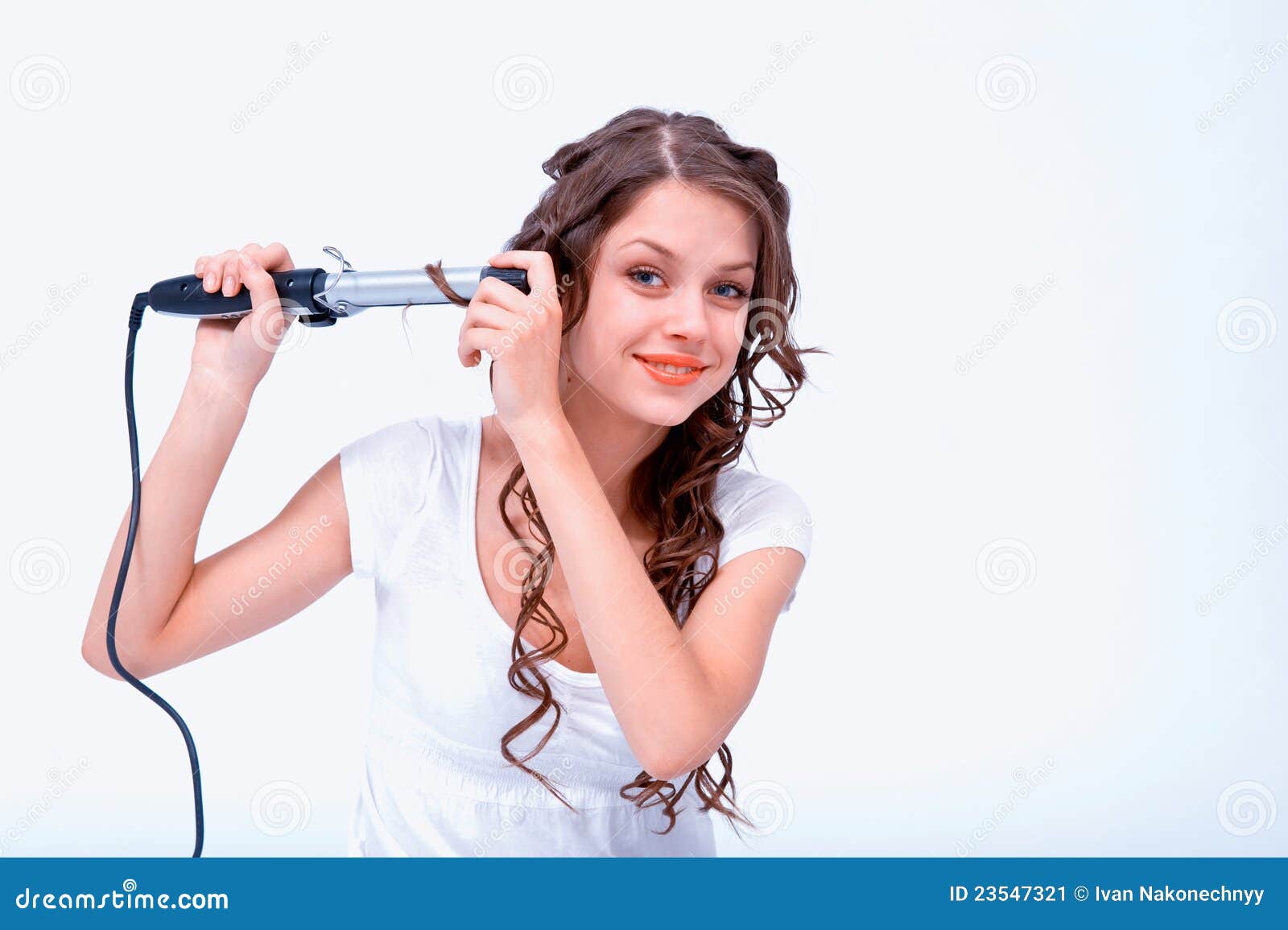 Cheerful smile stock image. Image of shirt, hair, positive - 23547321