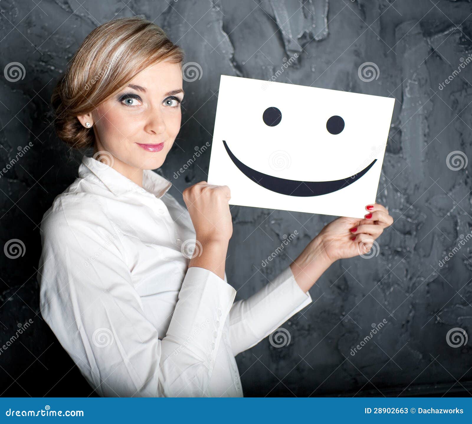 Cheerful smile stock image. Image of character, expressing - 28902663