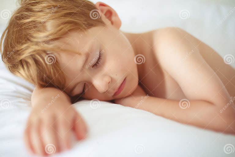 Cheerful boy sleep in bed. stock image. Image of closeup - 179374317 Cheerful boy sleep in bed. stock image. Image of closeup - 179374317