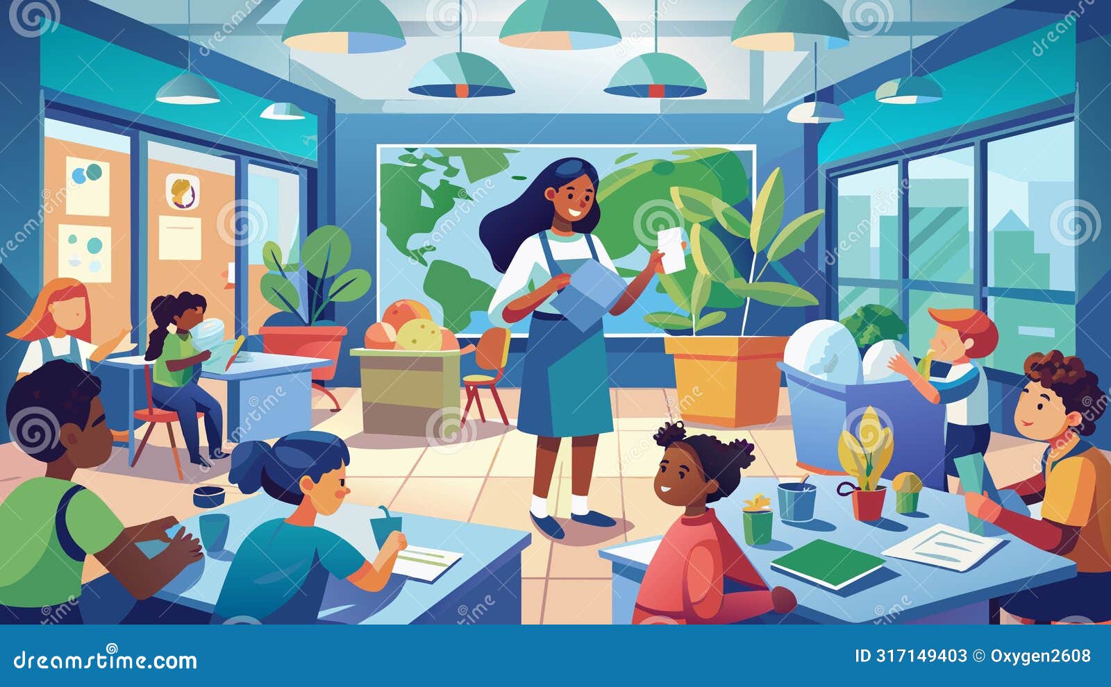 Diverse Classroom Interaction With Engaged Teacher And Students Royalty ... Diverse Classroom Interaction With Engaged Teacher And Students Royalty ...