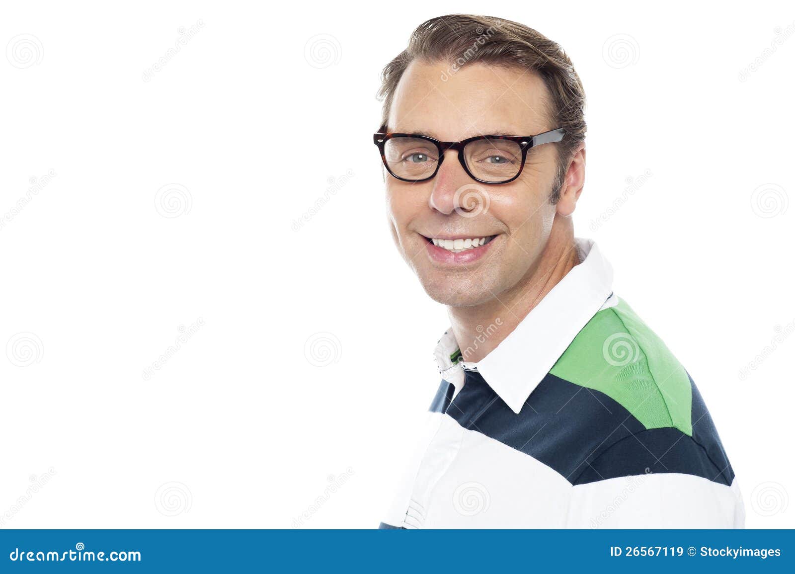 Cheerful Young Casual Guy Looking at You Stock Image - Image of joyful ...