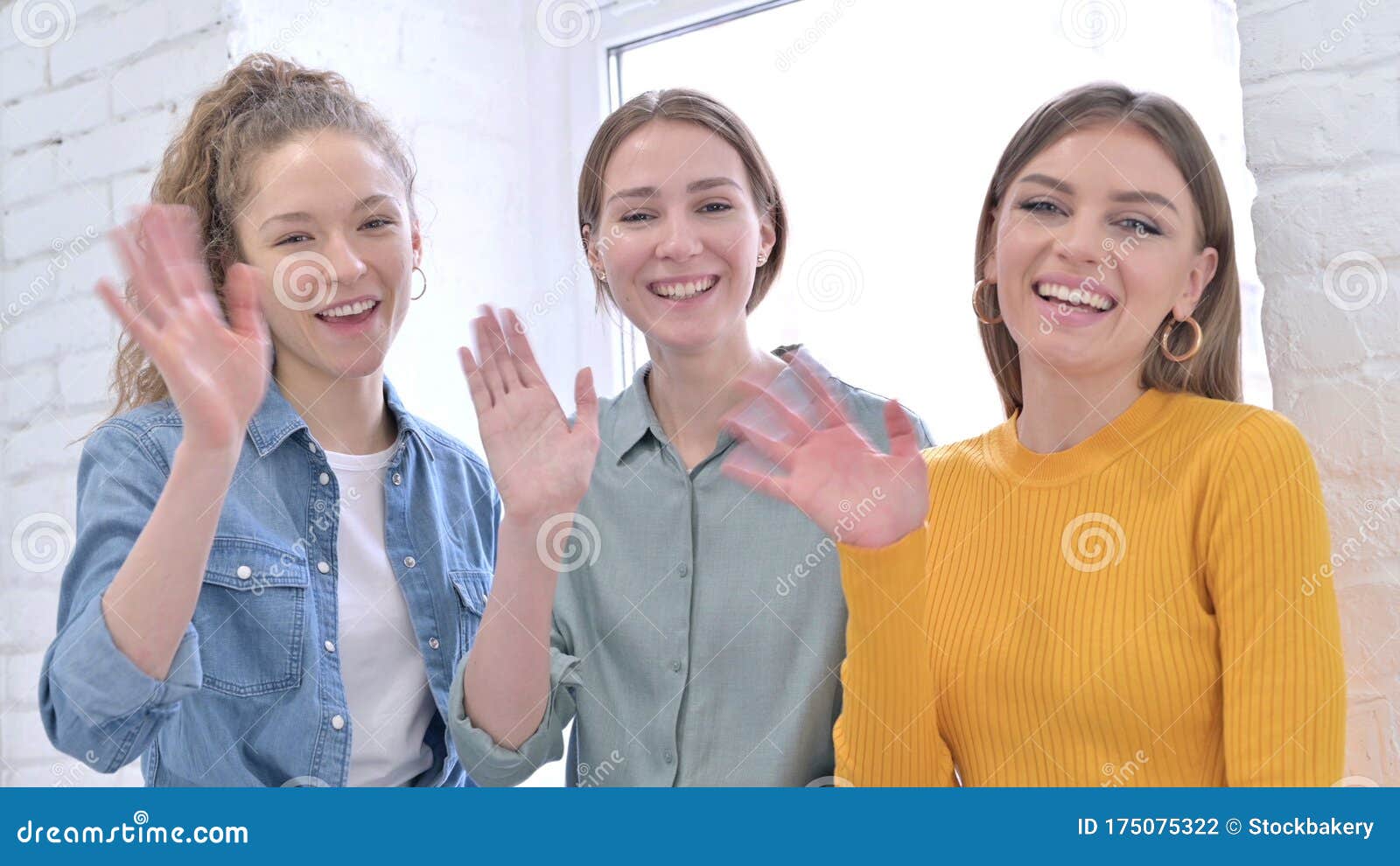 Cheerful Young Creative Designer Doing Video Chat Stock Photo - Image ...