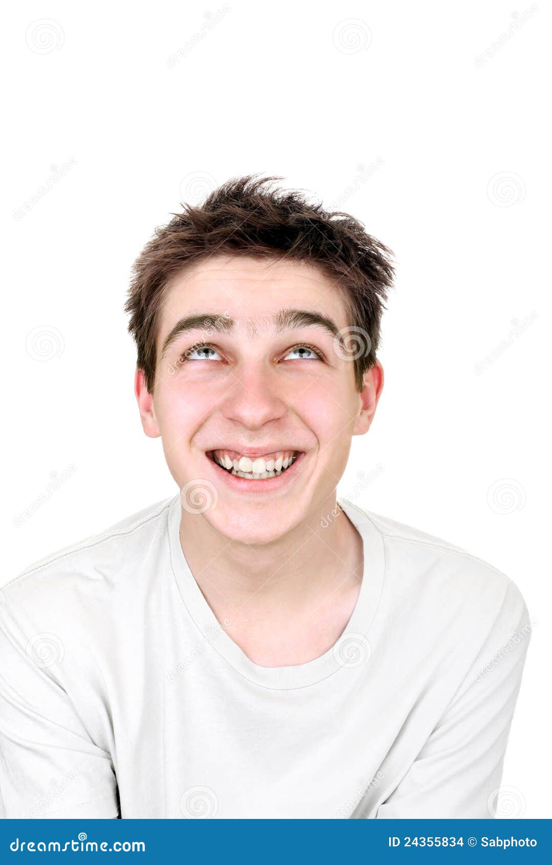 Cheerful young man stock photo. Image of fine, glad, rejoice - 24355834