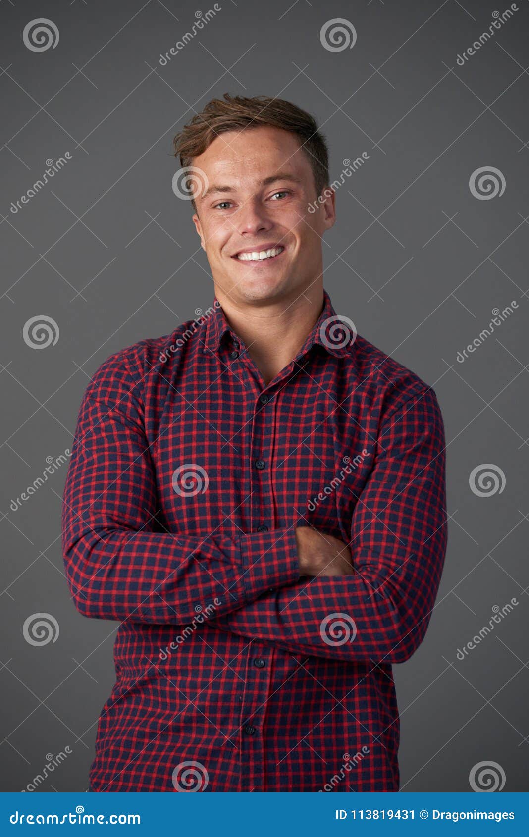 Cheerful young man stock image. Image of smiling, buddy - 113819431