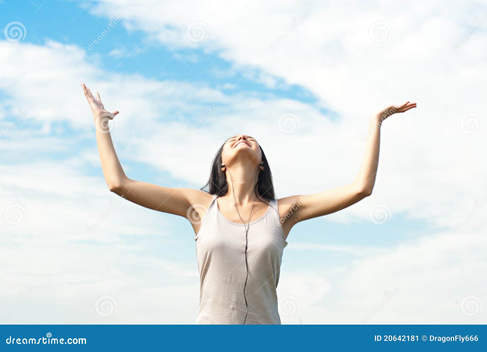Cheerful young woman stock image. Image of happiness - 20642181 Cheerful young woman stock image. Image of happiness - 20642181