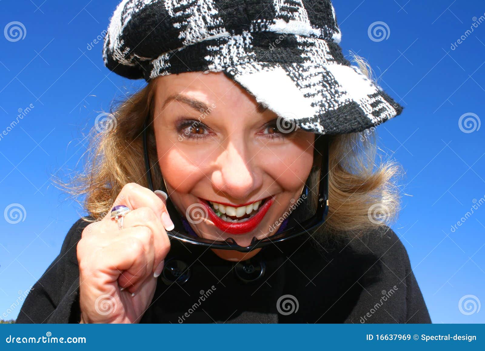 Cheerfull in the sun stock image. Image of beauty, human - 16637969