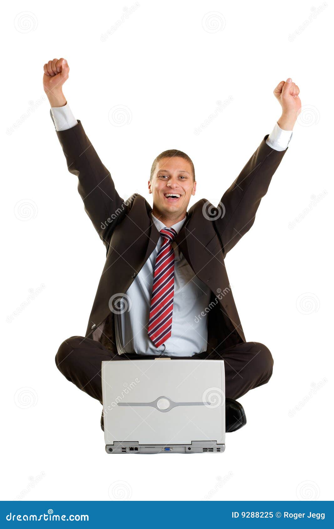 Cheering Businessman stock image. Image of boss, fist - 9288225