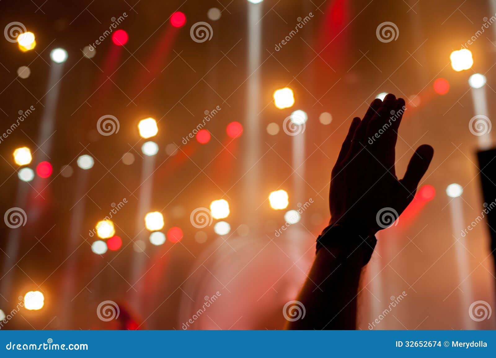 Cheering crowd stock photo. Image of discotheque, night - 32652674