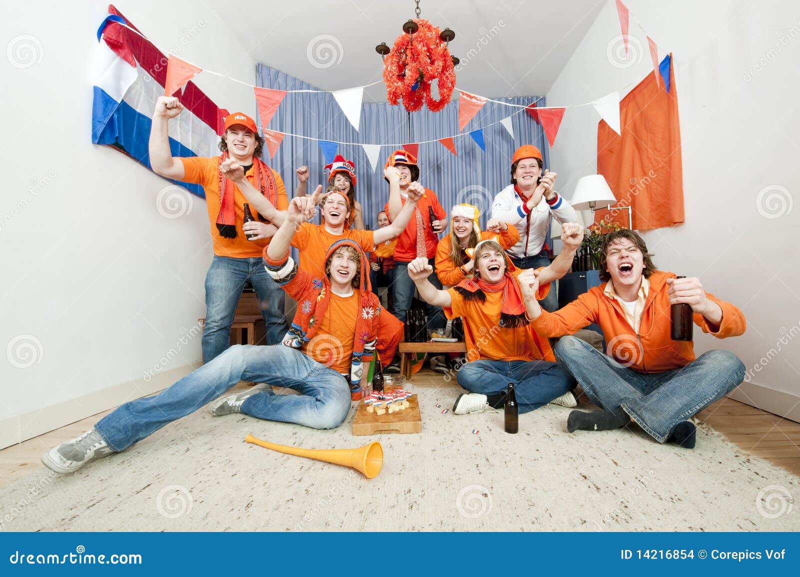Cheering fans stock photo. Image of large, cheering, attire - 14216854