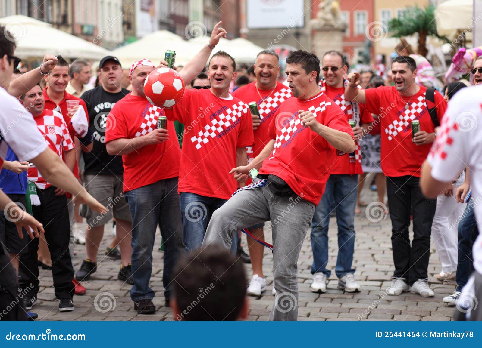 Cheering Fans editorial stock image. Image of euro, uefa - 26441464